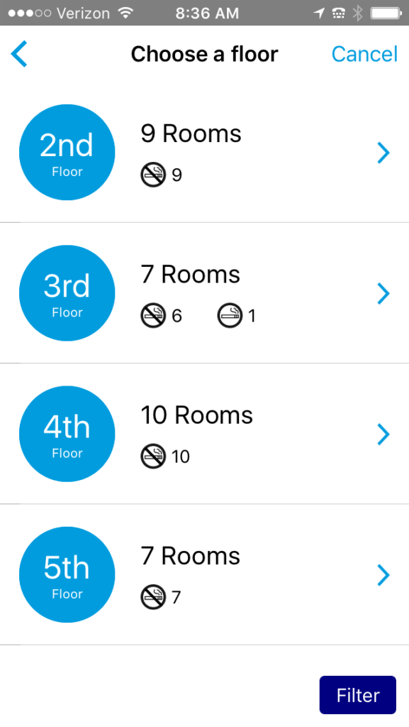 Hilton Online Check in and Select Your Room in App - The Frugal South